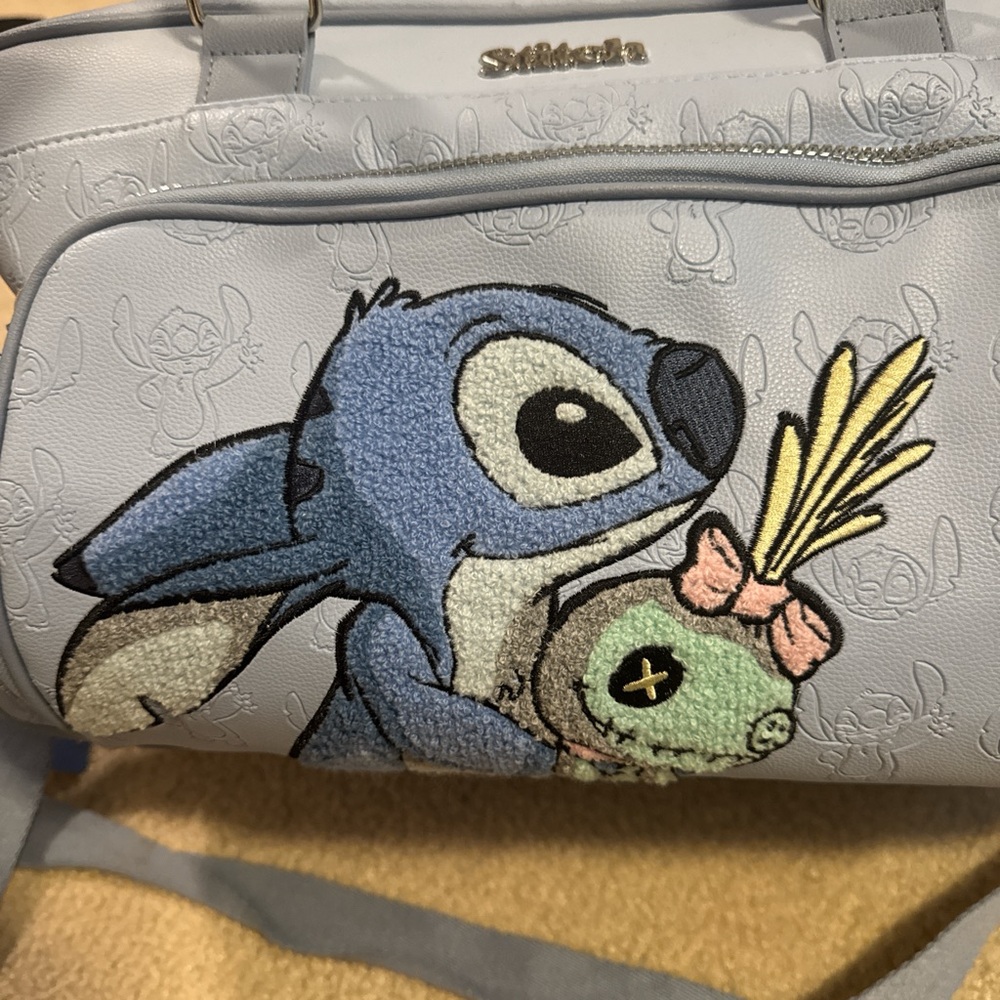 Stitch Embroidered Shoulder Bag - Gem